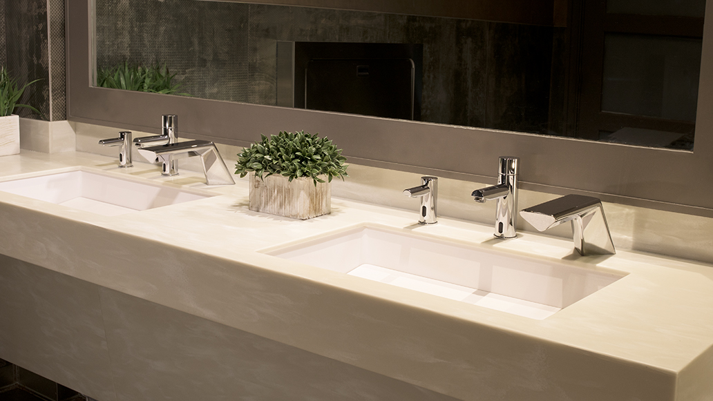 XLERATORsync® Hand Dryer, the Elegant Sink Mounted Hand Dryer