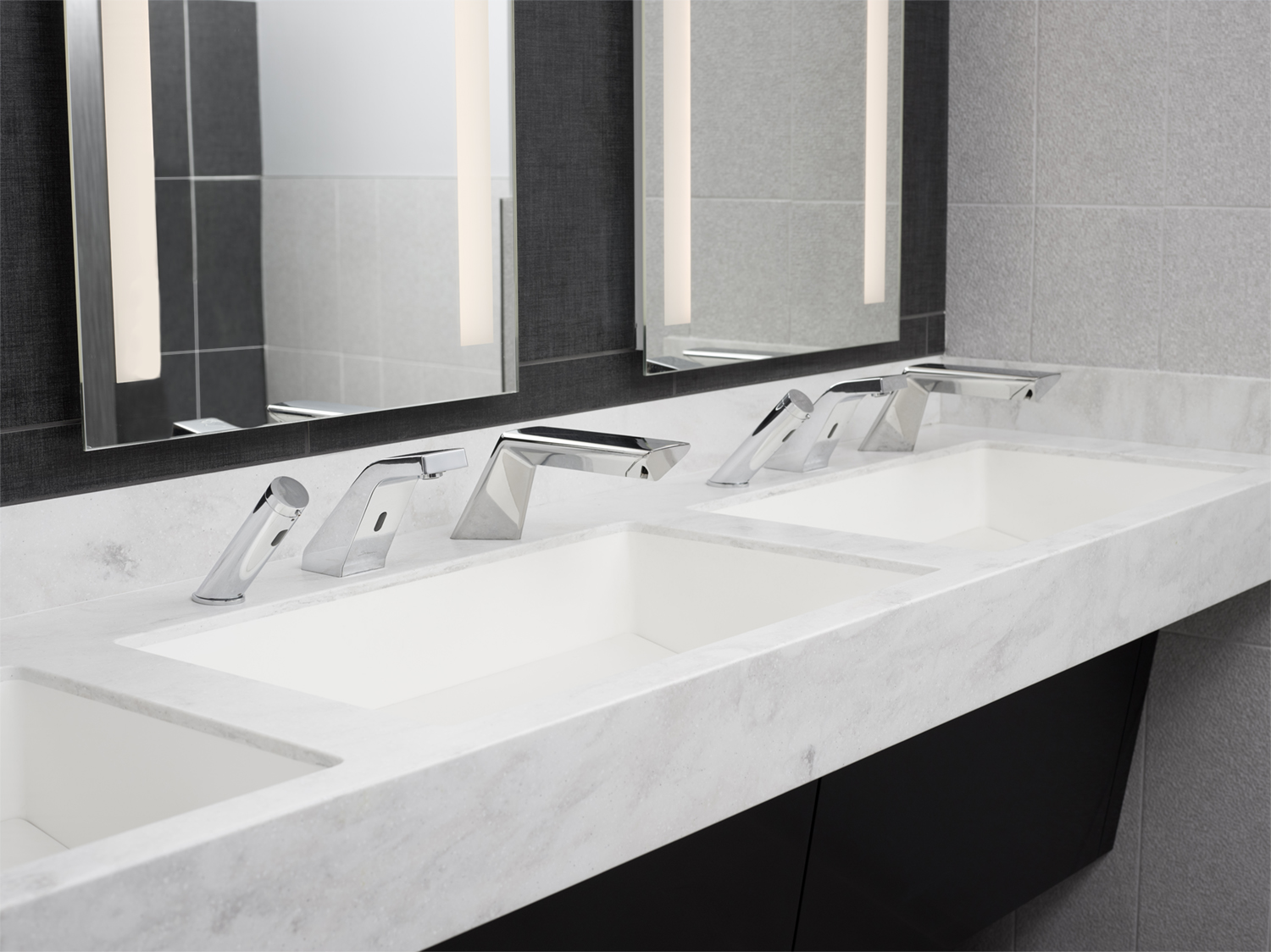 XLERATORsync® Hand Dryer, the Elegant Sink Mounted Hand Dryer